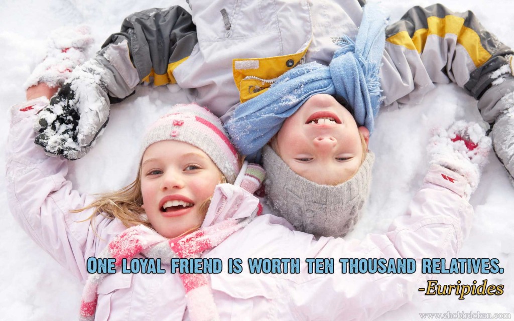 40+ Cute Friendship Quotes With Images | Friendship wallpapers -Chobirdokan